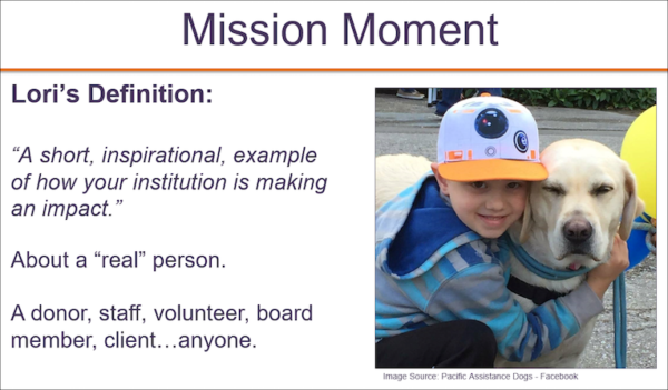 Mission Moment Monday - Two versions. One Story. - Ignited Fundraising