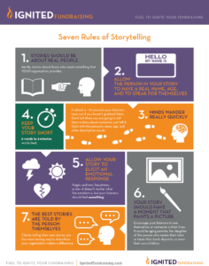 Stories Are Your Friend - Seven Rules of Storytelling - Ignited Fundraising